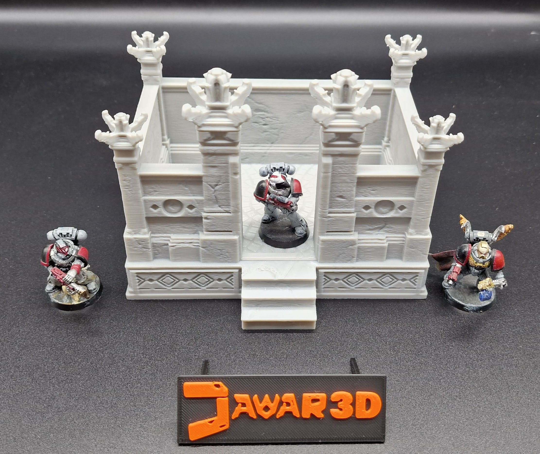Ancient Shrine for Warhammer 40k 28mm Scenery Terrain Wargaming – Jawar3d