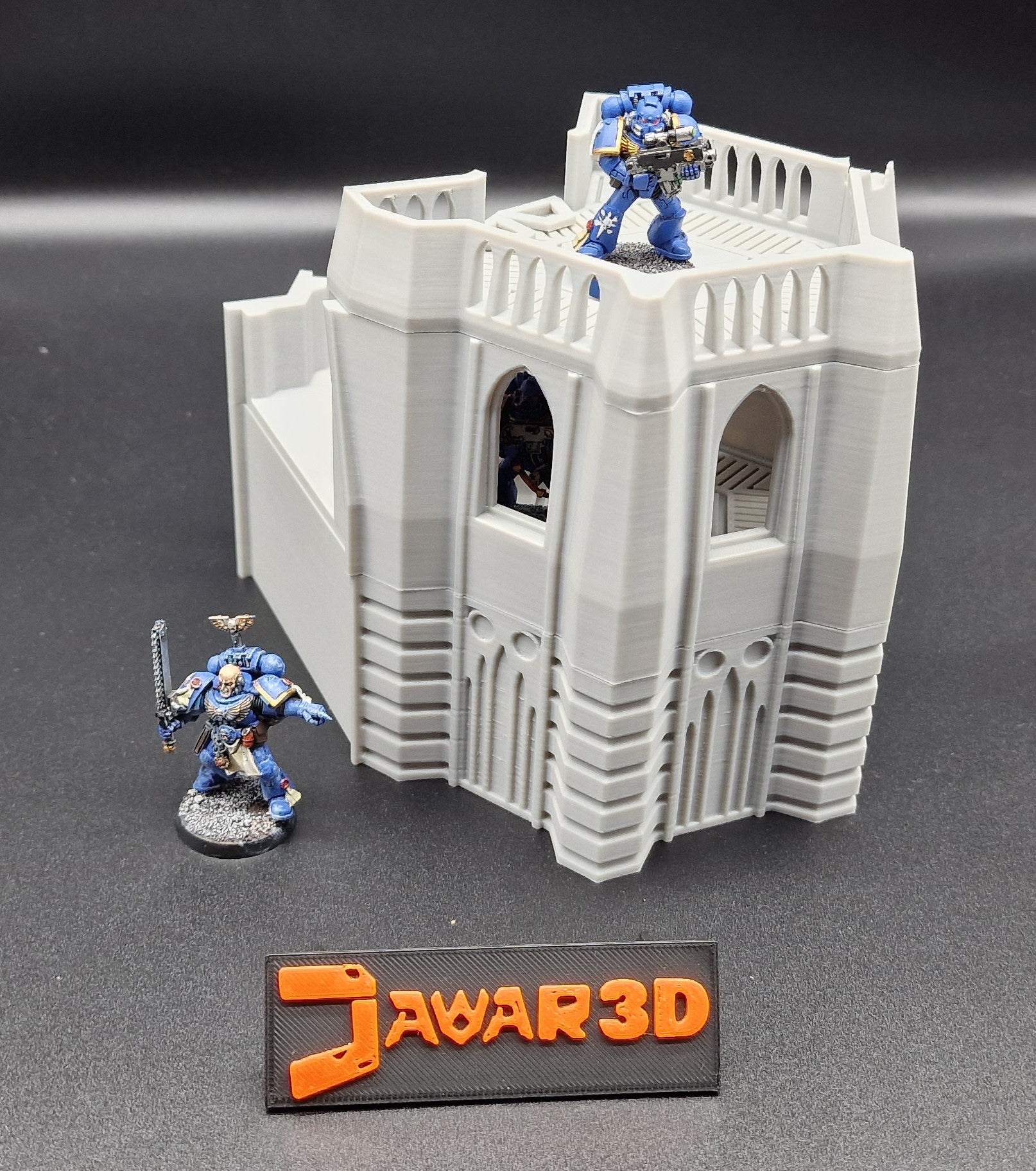 Base Tower Corner for Warhammer 40k 28mm Scenery Terrain Wargaming ...